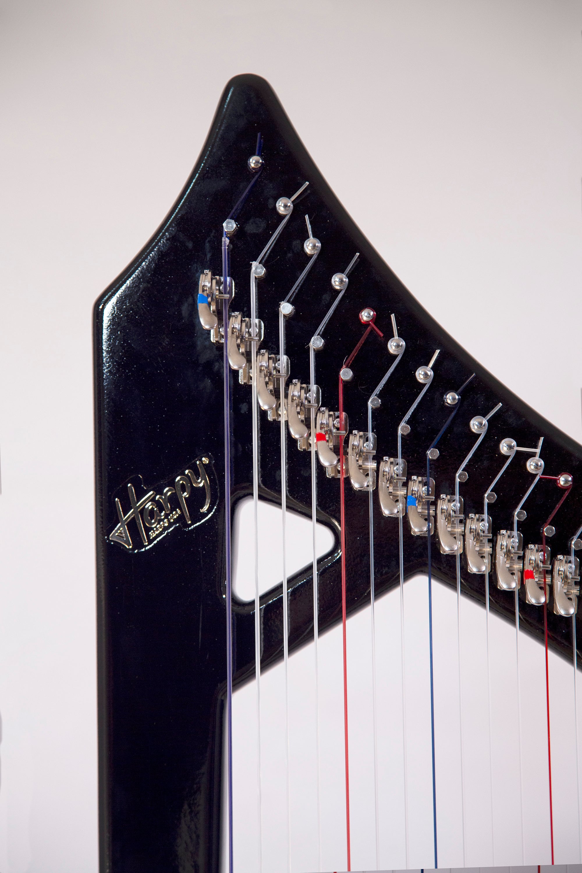29 String Artemis Harpy With Levers Electric-acoustic Harp Shiny Black ...
