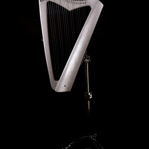 22 String Iris Harpy - Electric-acoustic Harp - Silver - Etsy
