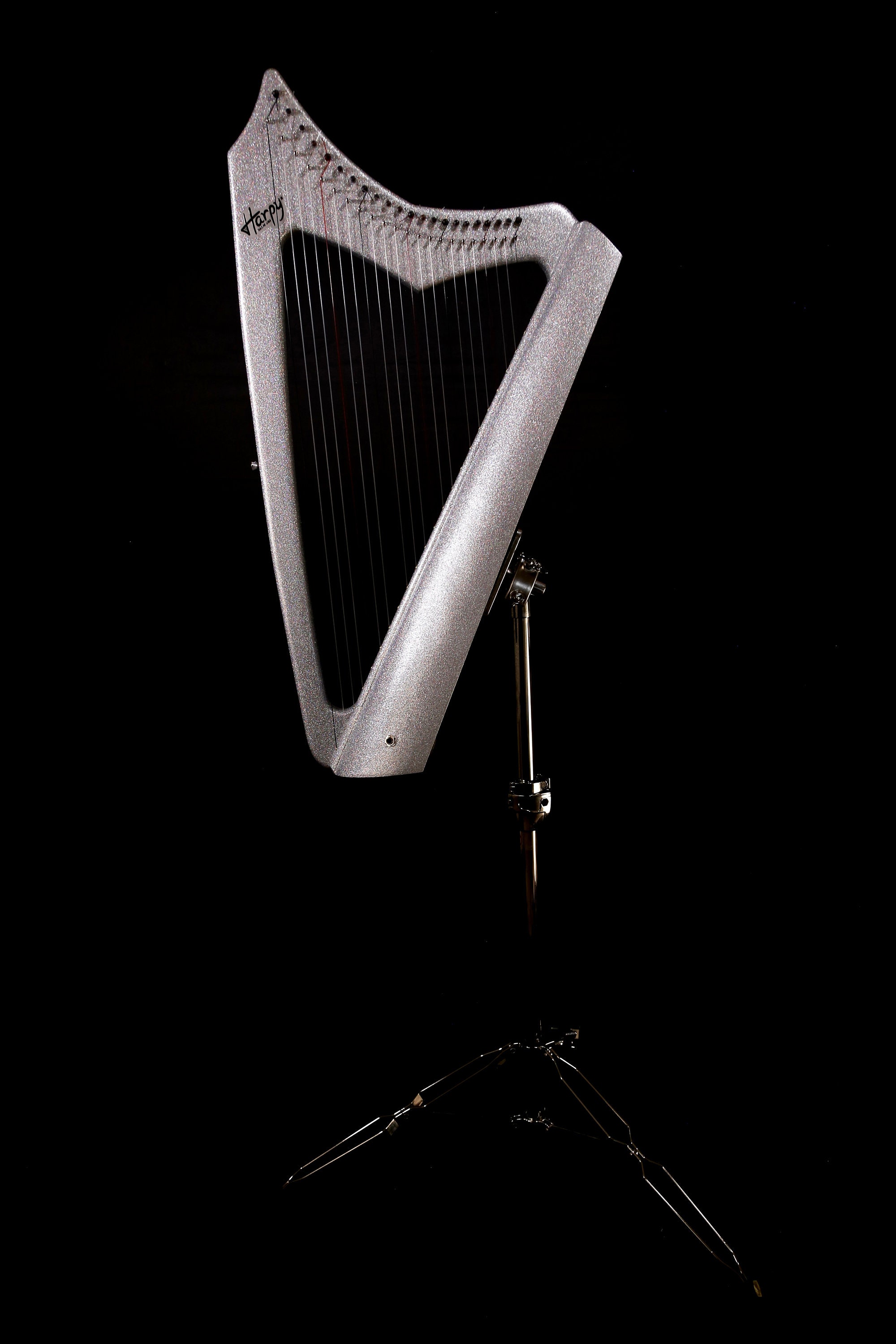 22 String Iris Harpy - Electric-acoustic Harp - Silver - Etsy
