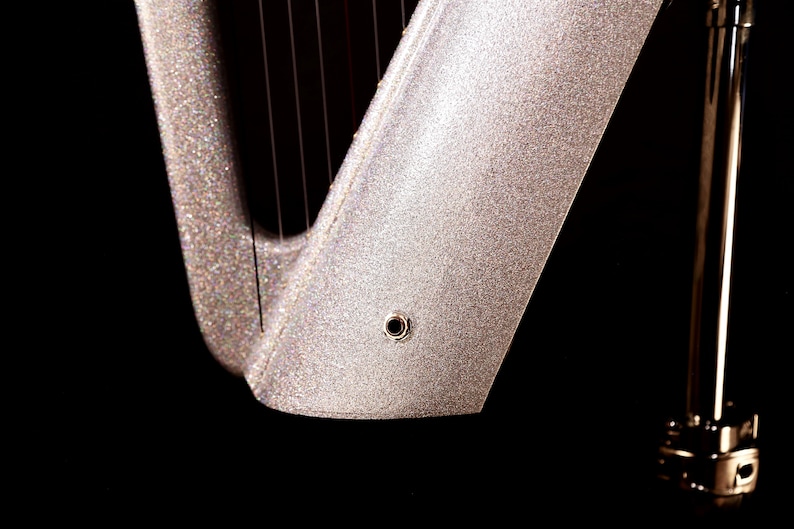 22 String Iris Harpy - Electric-acoustic Harp - Silver - Etsy