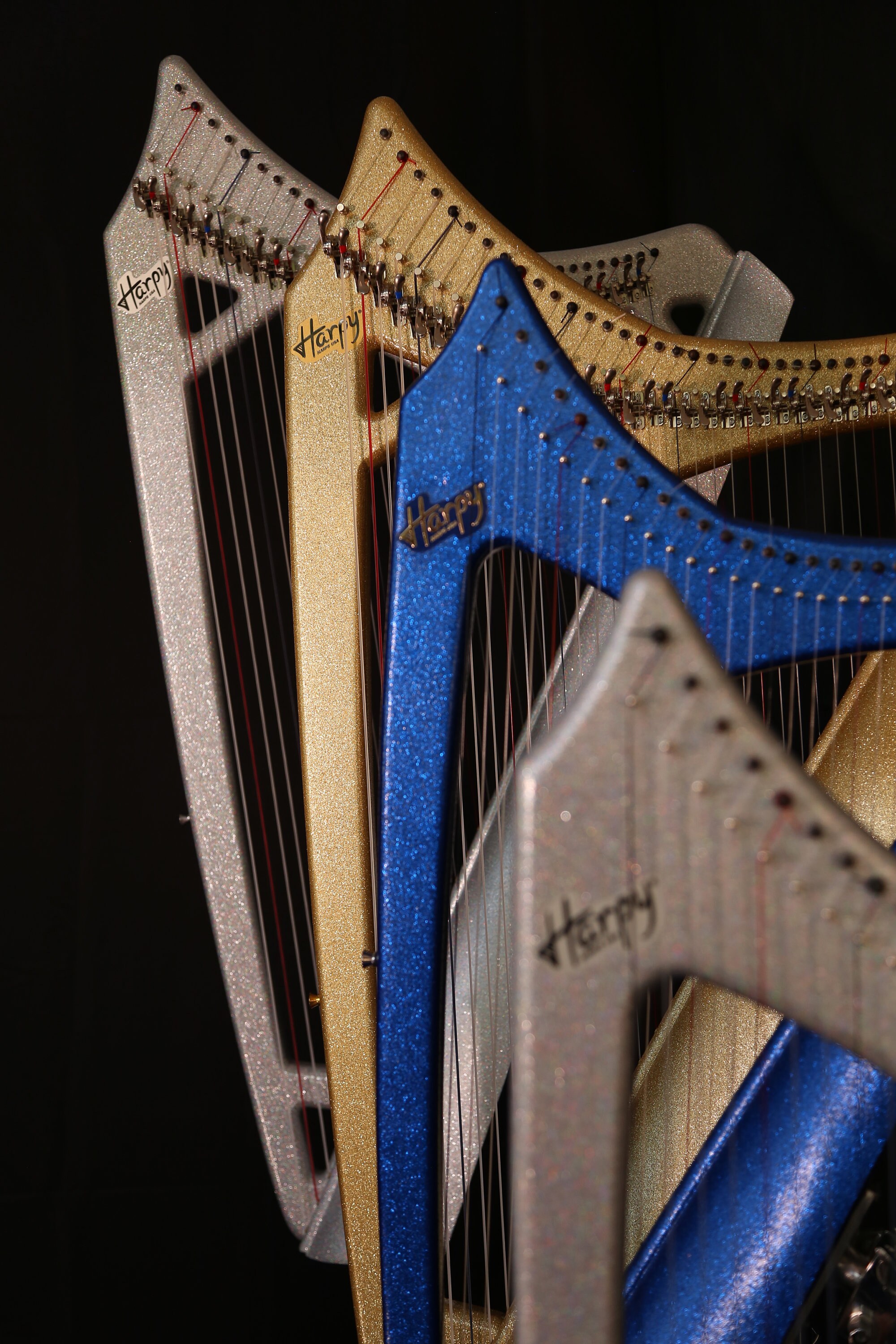 29 String Artemis Harpy - Electric-acoustic Harp - Gold - Etsy