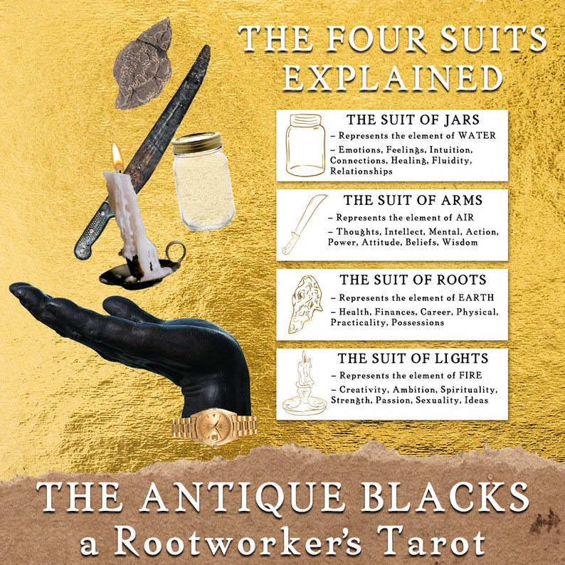 The Antique Blacks: A Rootworker's Tarot - Etsy