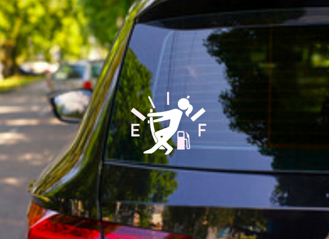 Gas Guzzler Male Female Decal Car Truck Laptop Tumbler Cooler - Etsy