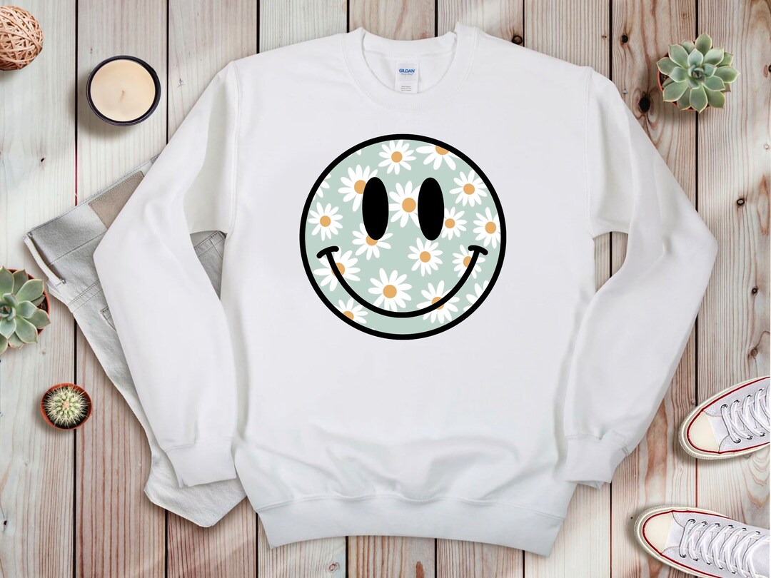 Trendy Design | Daisy Smiley Face | Smile Shirt | Trendy Shirt | Cute ...