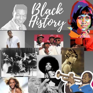 Black History in Music Poster, Black History Month, Black Musicians ...