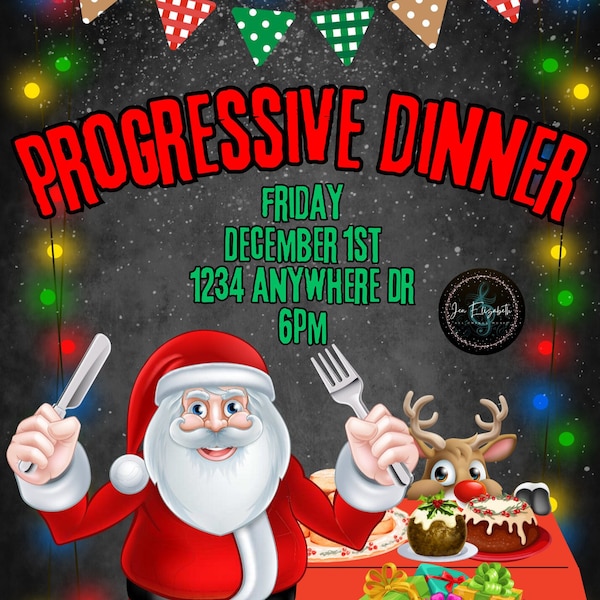 Progressive Dinner - Etsy