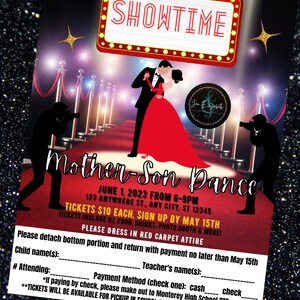 Hollywood Event Bundle Template, Hollywood Party, Hollywood Dance ...