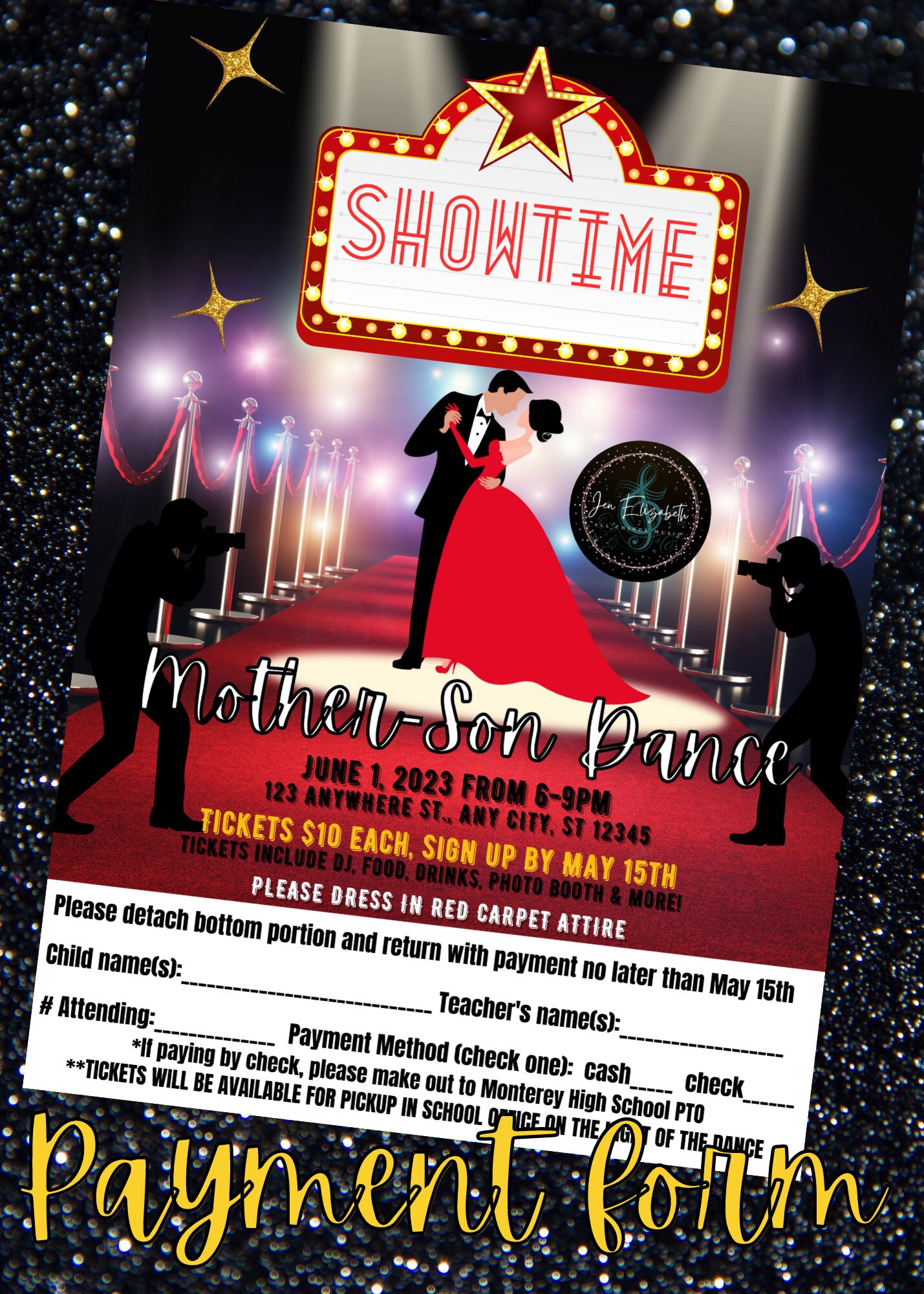 Hollywood Event Bundle Template, Hollywood Party, Hollywood Dance ...