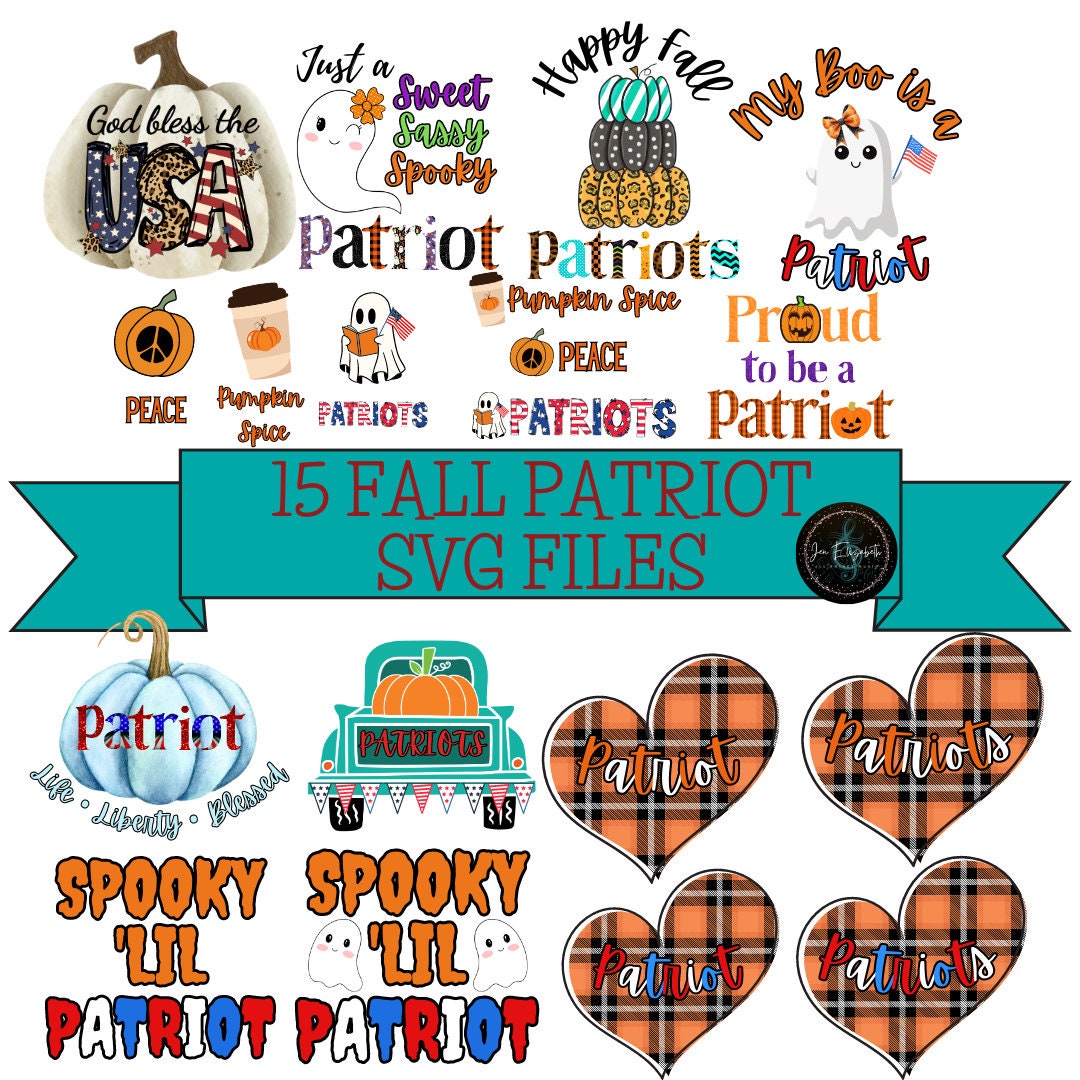 Fall Patriot SVG Files (15), Patriotic Svg, Fall Svg, Happy Fall ...