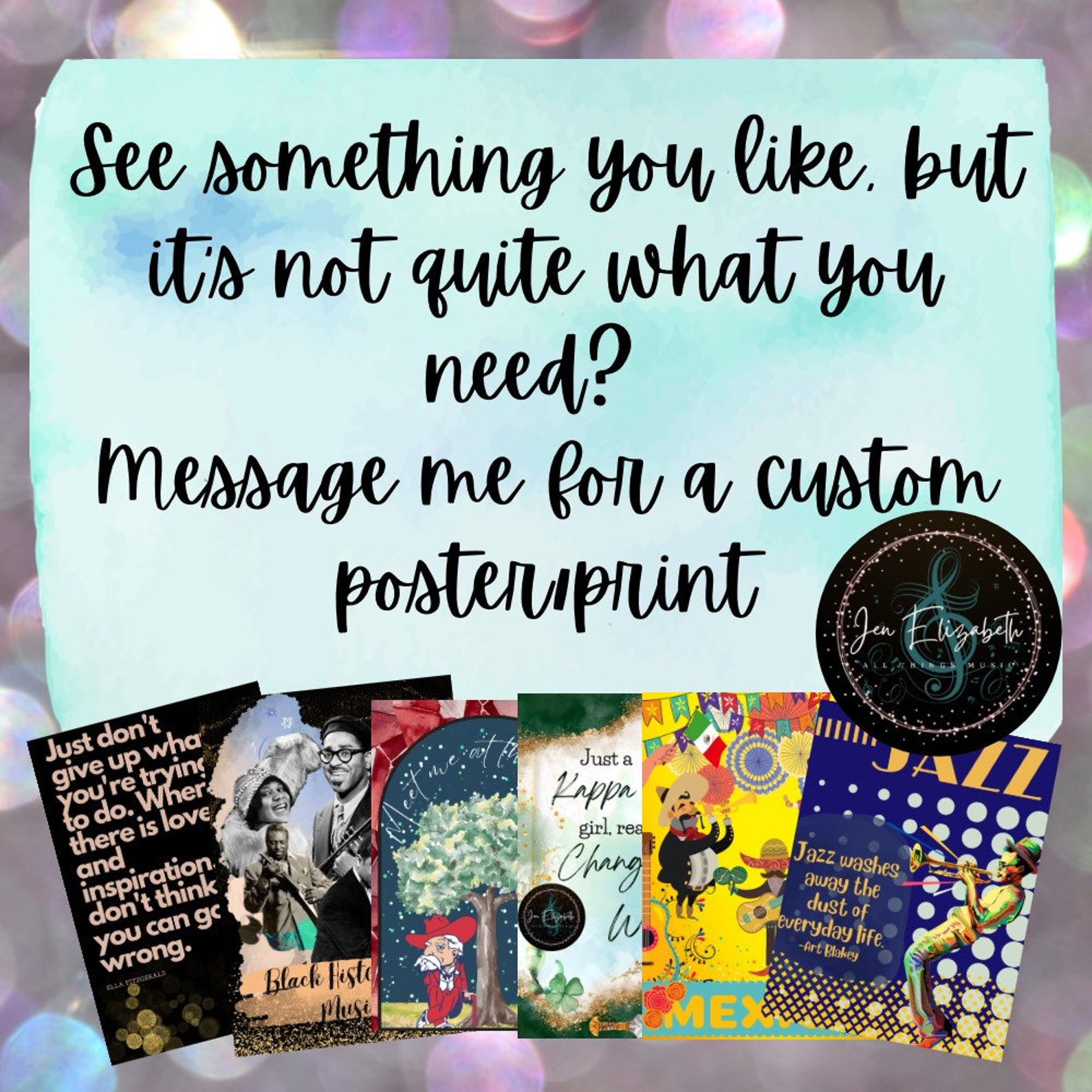 Jazz Bulletin Board/poster Set - Etsy