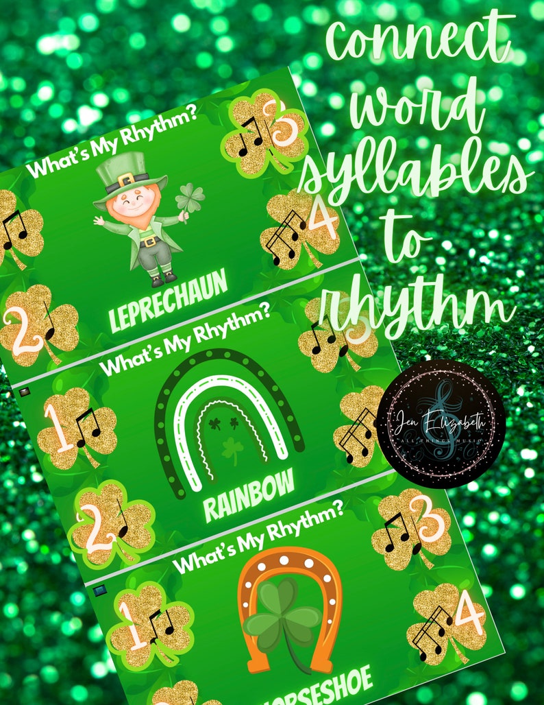 What's My Rhythm St. Patrick's Day Edition Google - Etsy