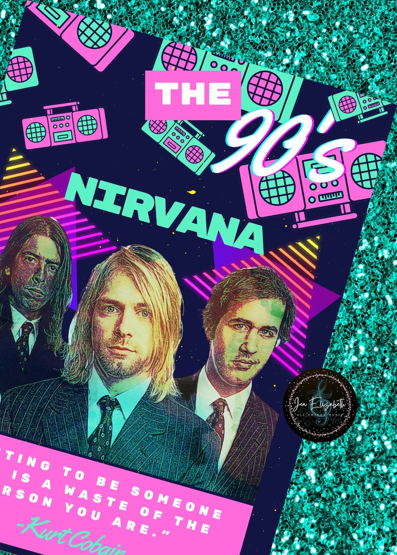 1990's Music Posters- the Decades Series- Set of 42, Music Classroom ...