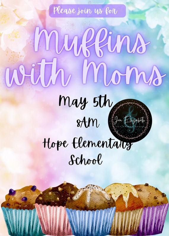 Muffins With Mom Invitation Template