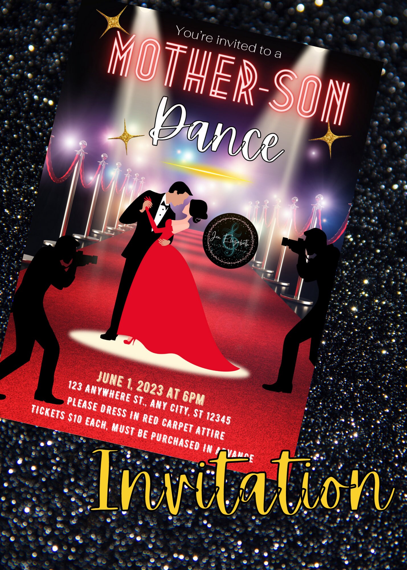 Hollywood Event Bundle Template, Hollywood Party, Hollywood Dance ...