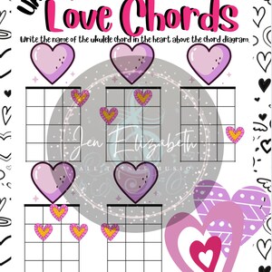 Love Notes, Set of 12 Worksheets, Music Worksheet, Music Education ...