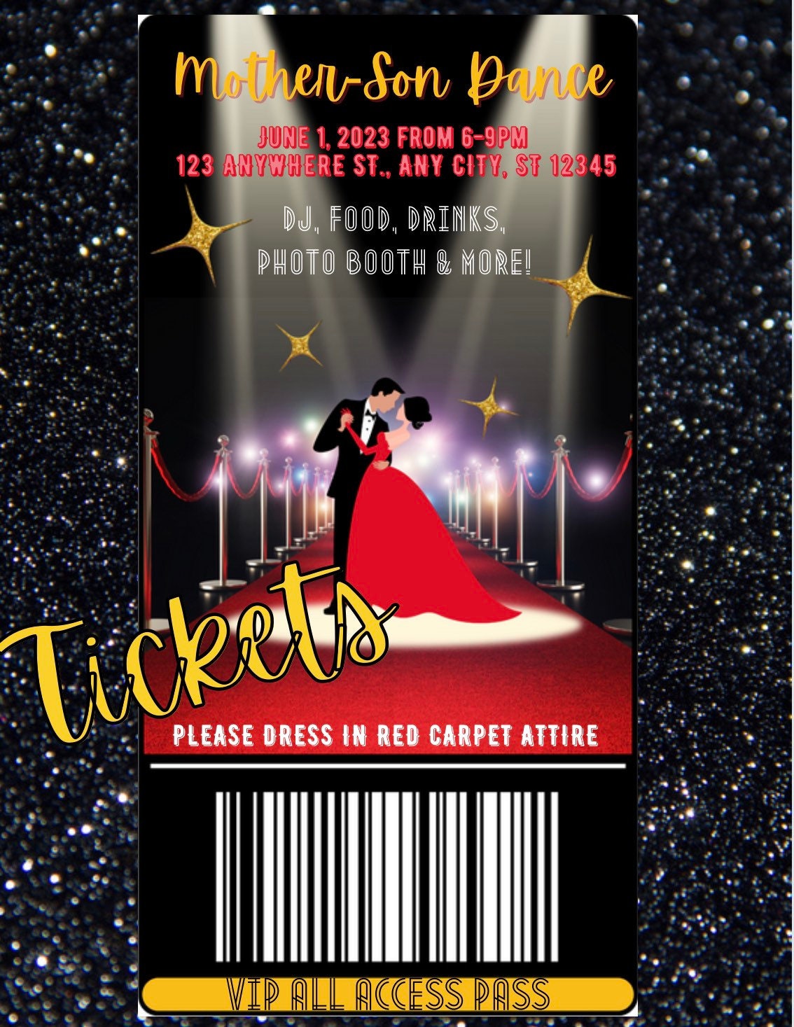 Hollywood Event Bundle Template - Etsy