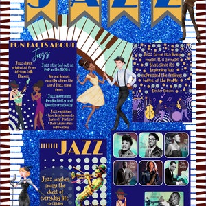 Jazz Bulletin Board/poster Set - Etsy