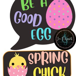 Spring/easter Photo Booth Props - Etsy