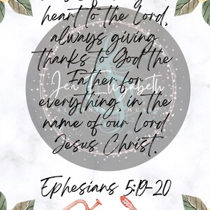 Music Scripture Posters, Printable Scripture, Church Decor, Faith Based ...