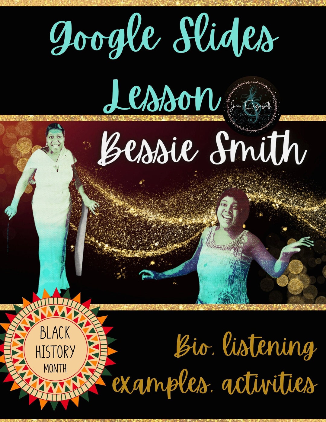 Bessie Smith- Empress of the Blues- Google Slides Lesson, Black History ...