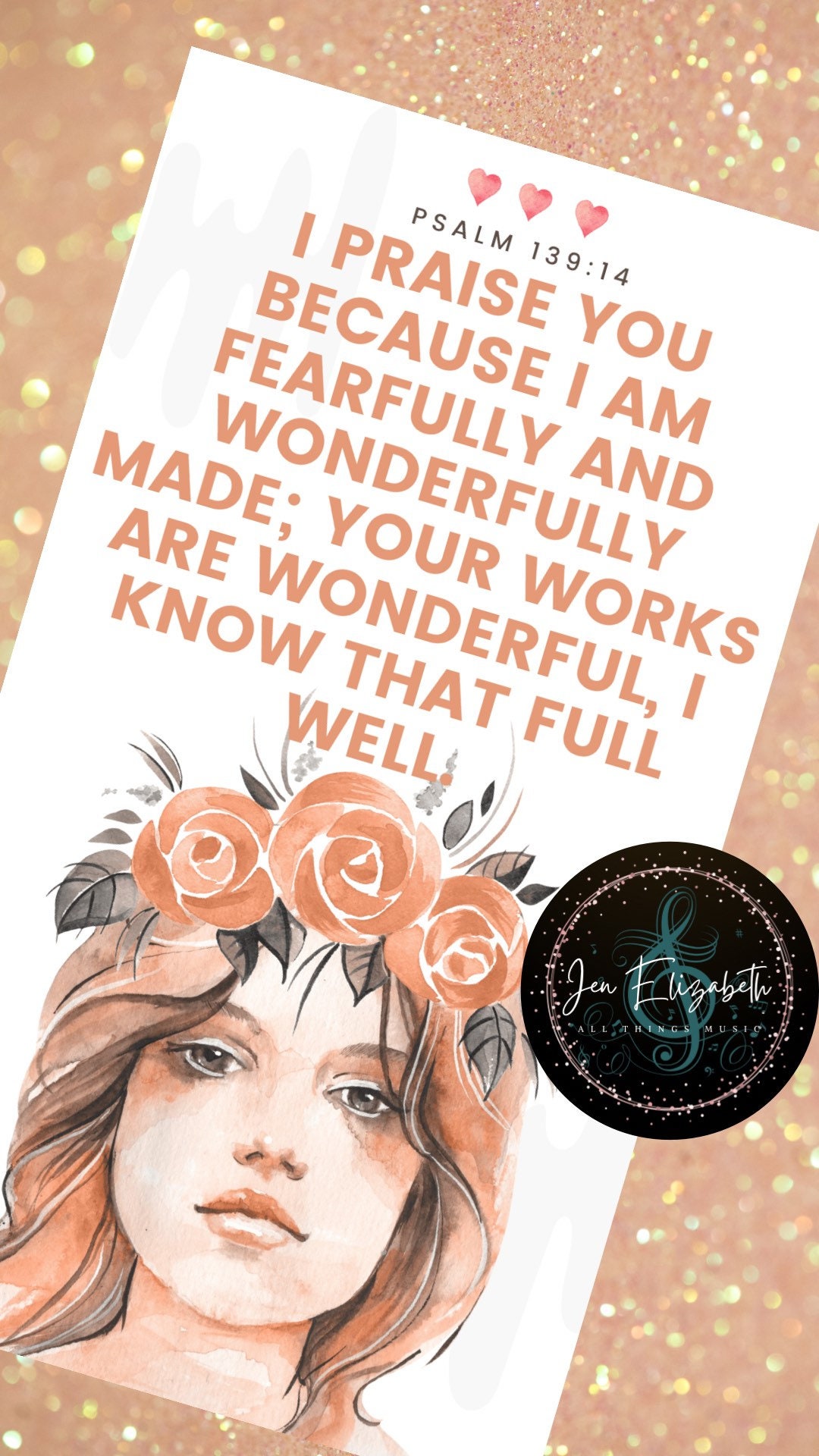 Music Scripture Posters, Printable Scripture, Church Decor, Faith Based ...