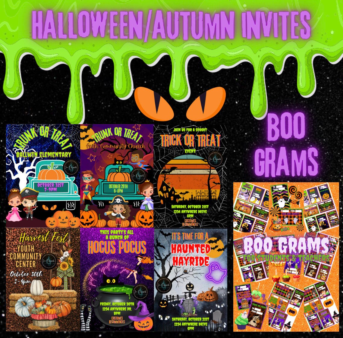 Haunted Hayride Invitation Template, Halloween Party, Hayride ...