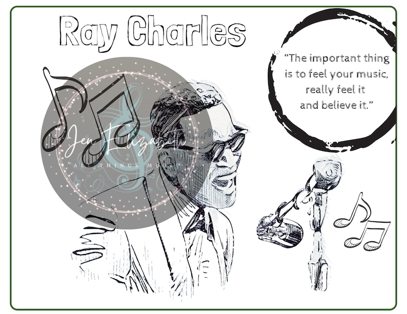 Black Musician Quote Coloring Pages- Set of 6, Music Classroom, Music ...