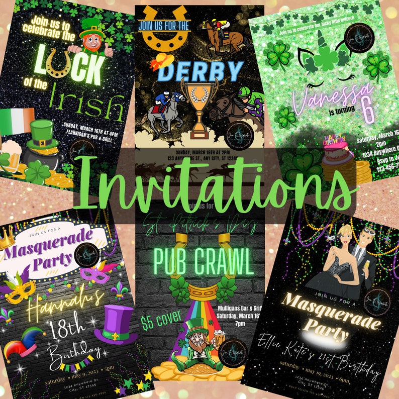 Custom-made Invitation/template - Etsy