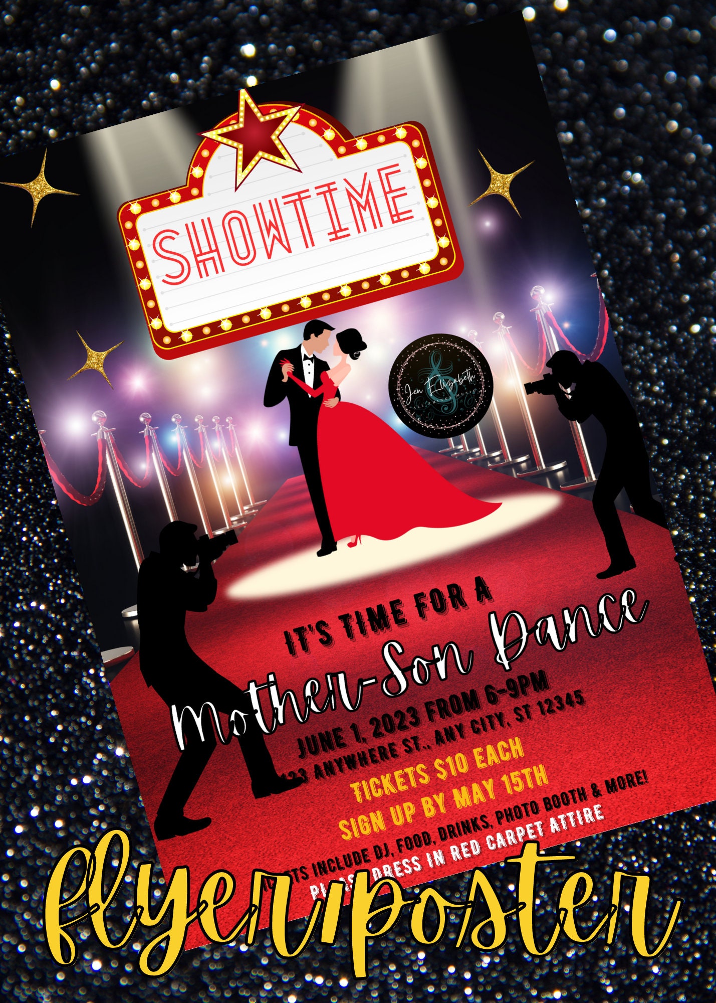 Hollywood Event Bundle Template, Hollywood Party, Hollywood Dance ...