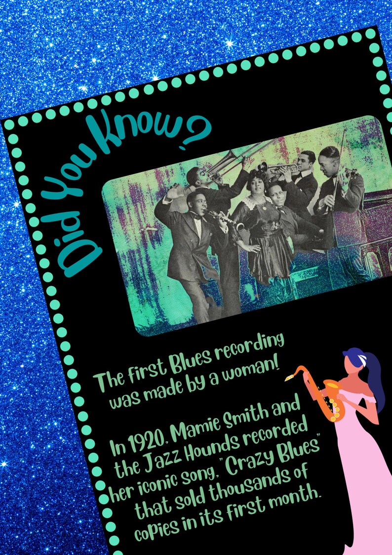 Blues Postes/bulletin Board Set - Etsy