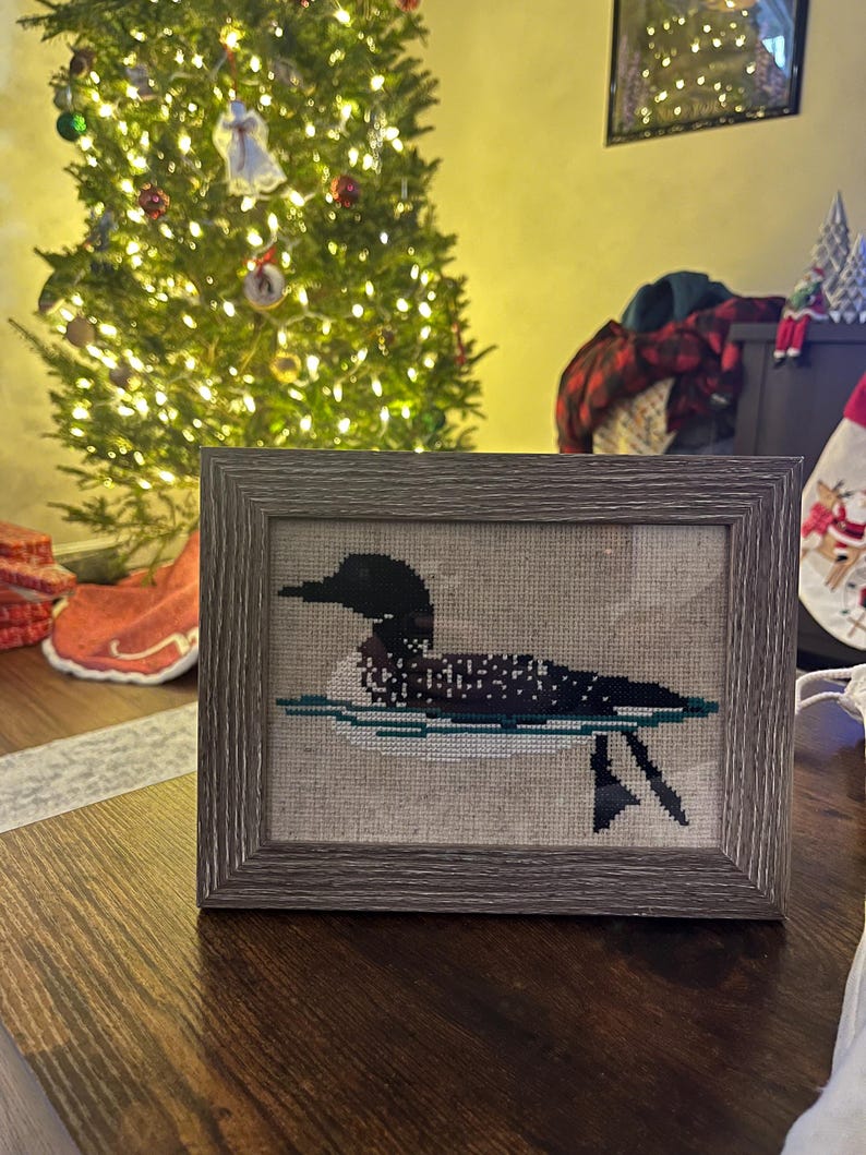Loon in the Water Cross Stitch Pattern - Etsy