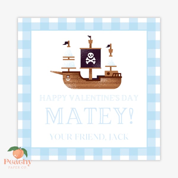 Pirate Valentine - Etsy