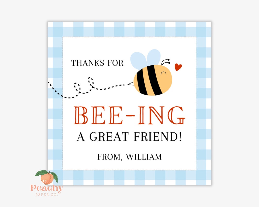 Printable Bee Valentine’s Day Tag, Classroom Valentine’s Day Card ...