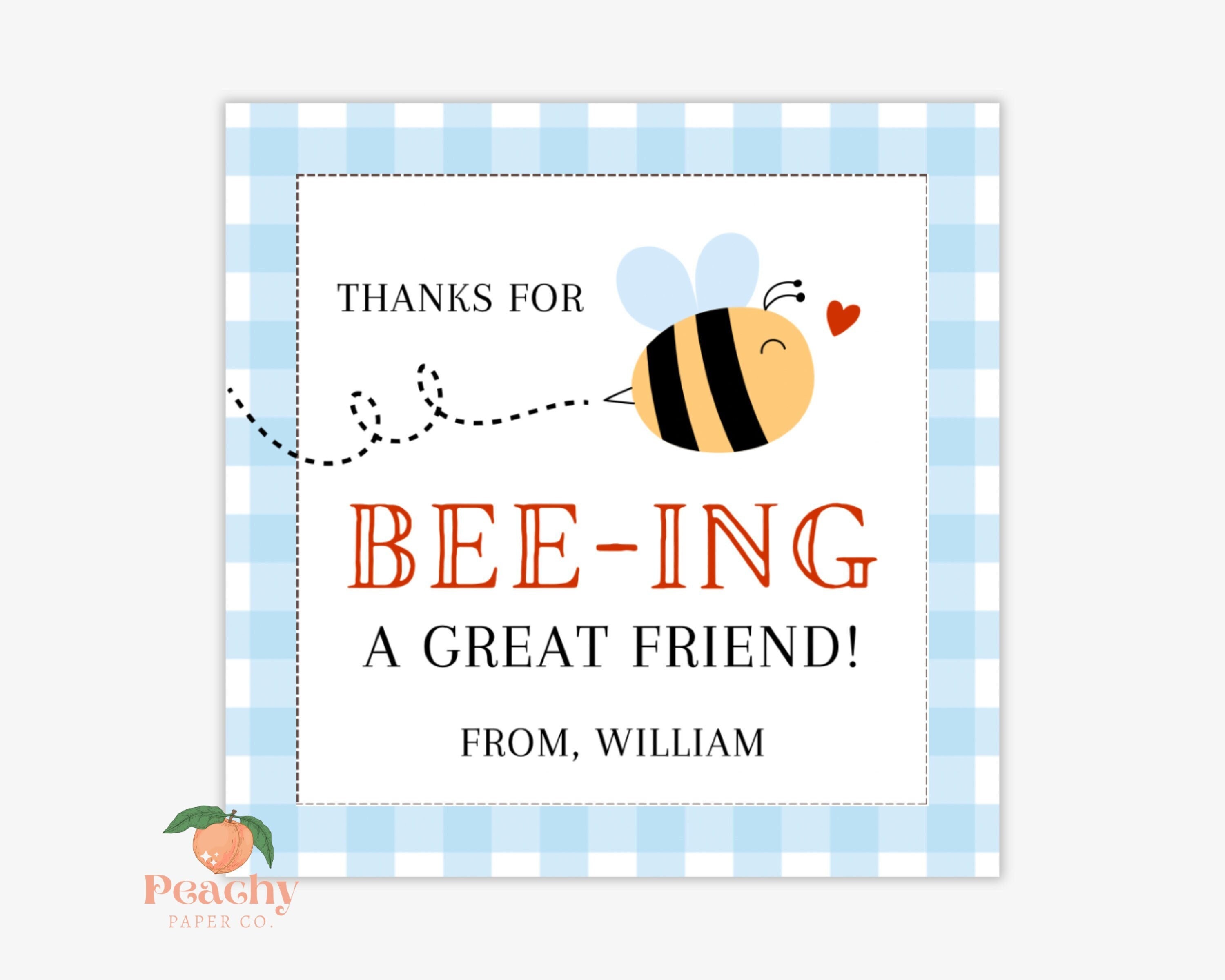 Printable Bee Valentine’s Day Tag, Classroom Valentine’s Day Card ...