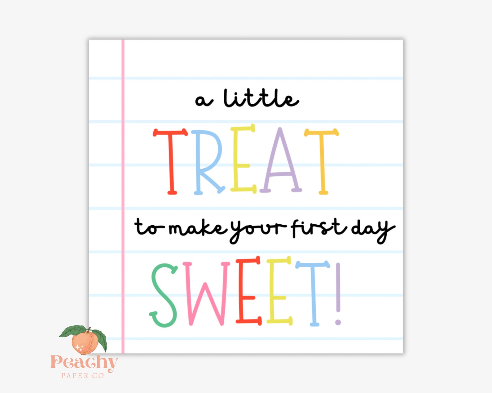 Printable Back to School Tag / First Day of School Tag / Printable ...