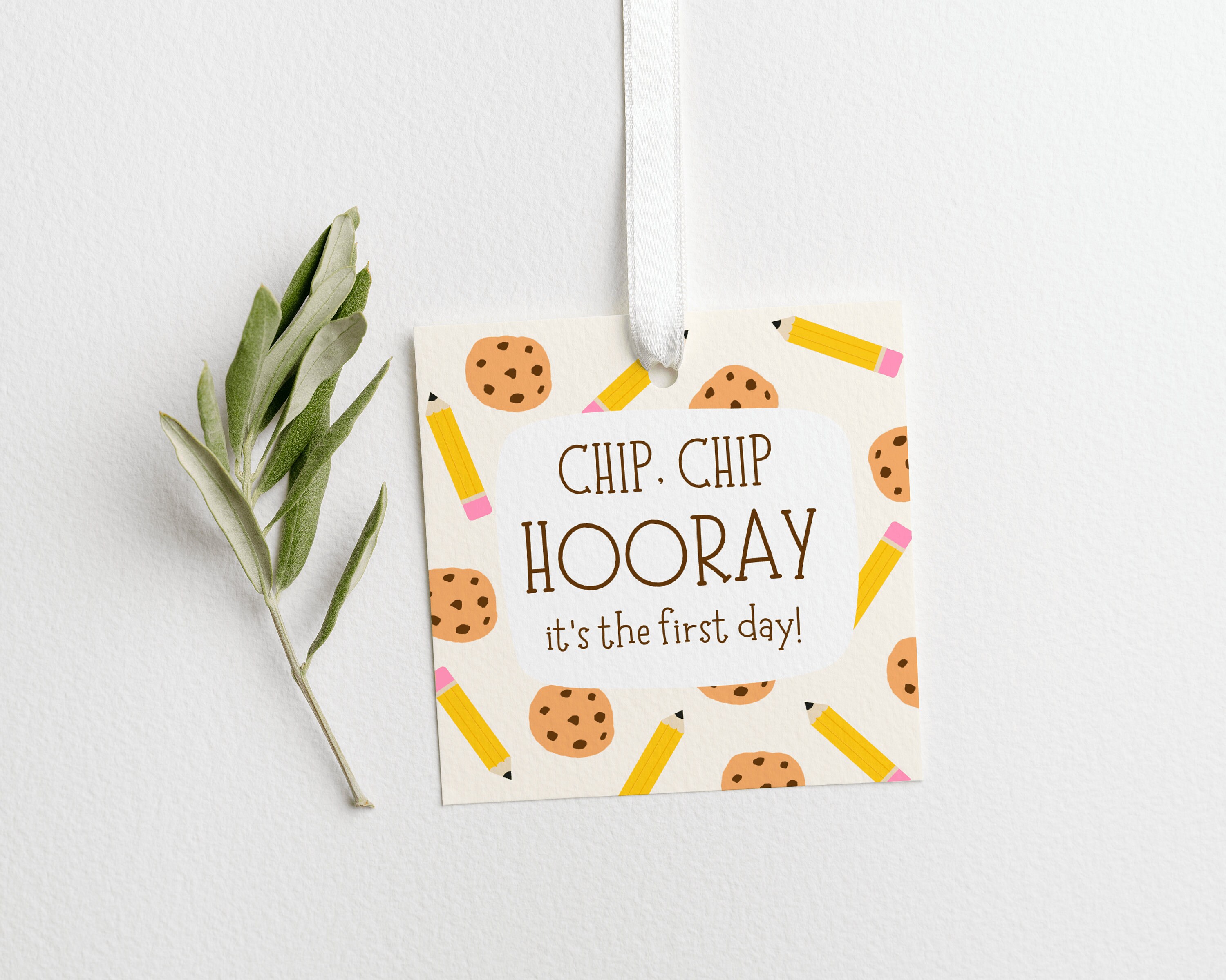 Printable Back to School Tag / First Day of School Tag / Printable ...