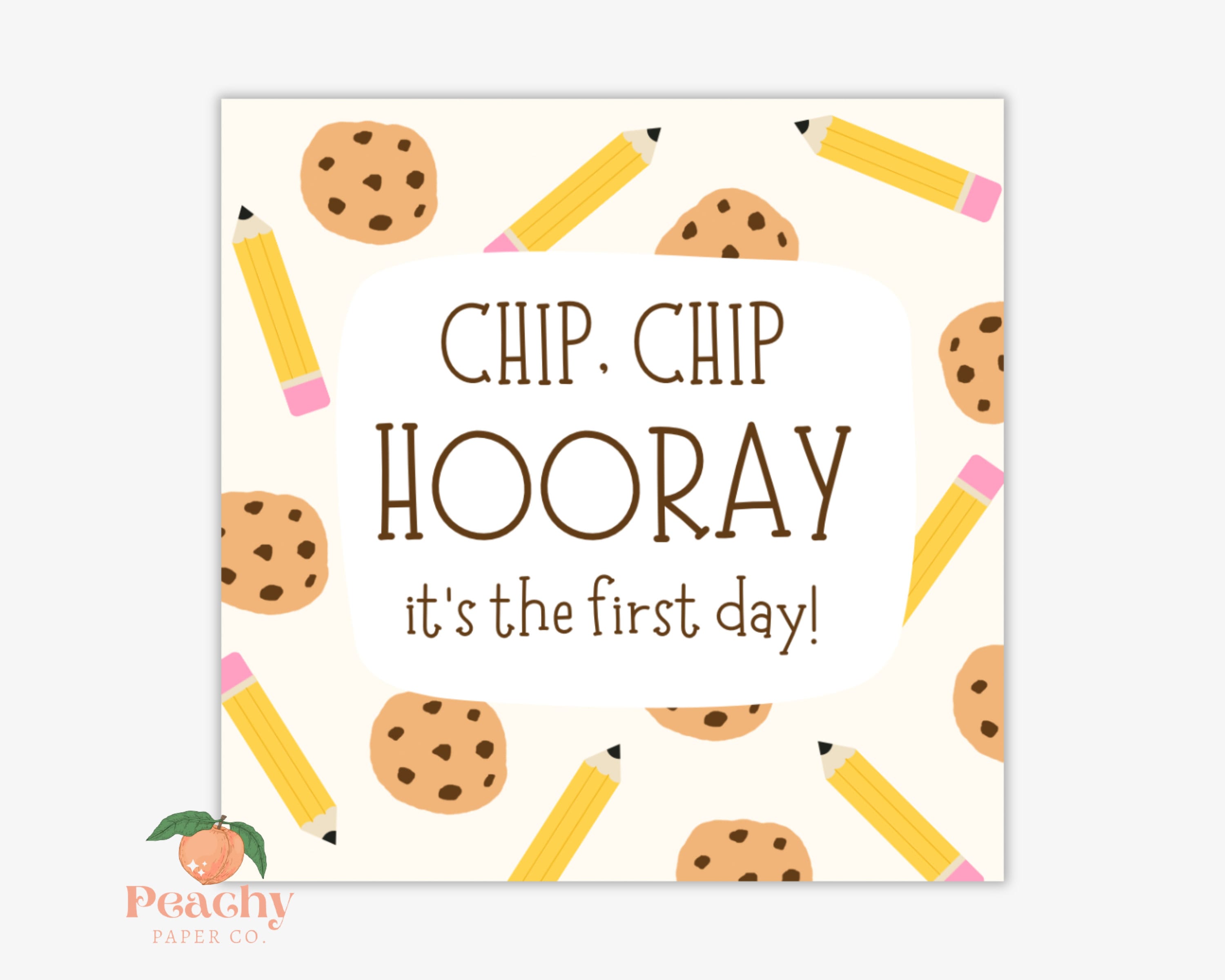 Printable Back to School Tag / First Day of School Tag / Printable ...