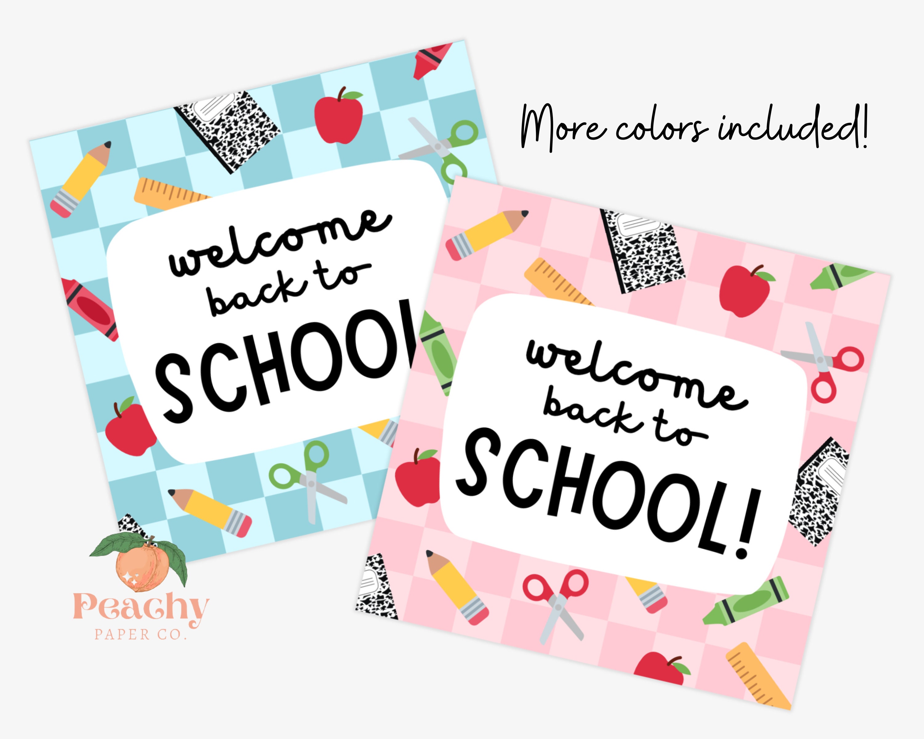 Printable Back to School Tag / First Day of School Tag / Printable ...
