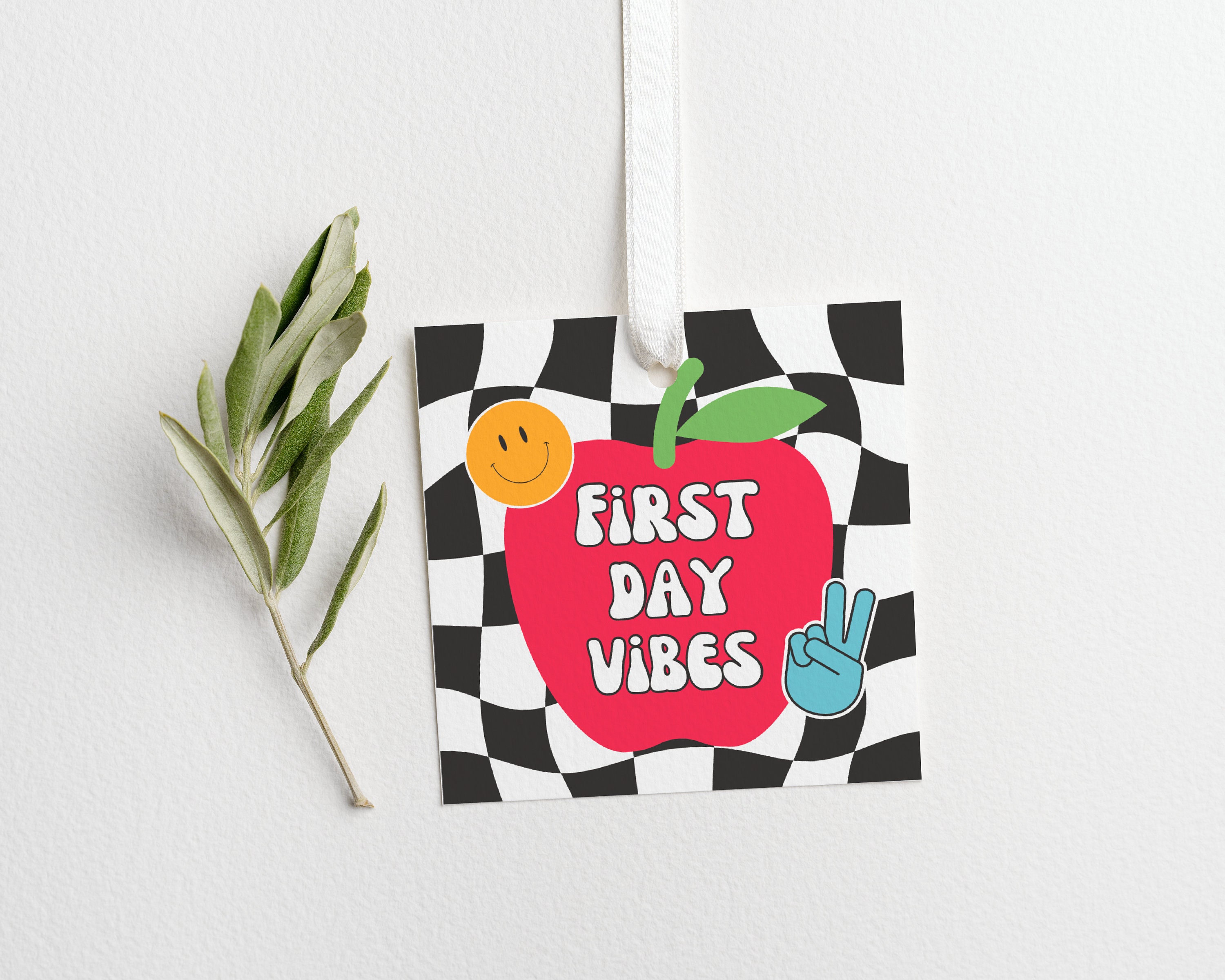 Printable Back to School Tag / First Day of School Tag / Printable ...