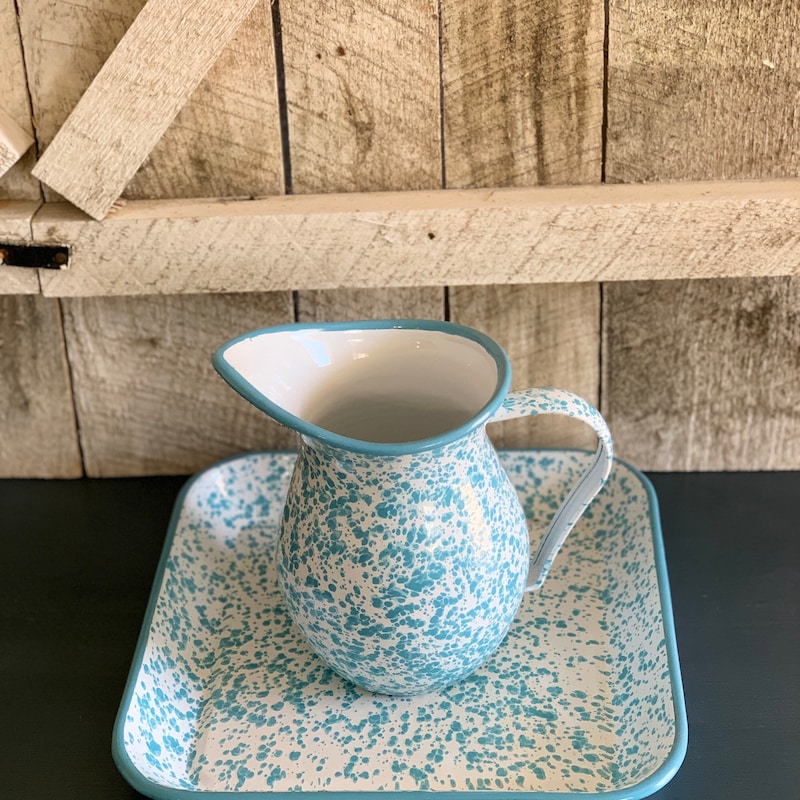 Enamelware Set - Etsy