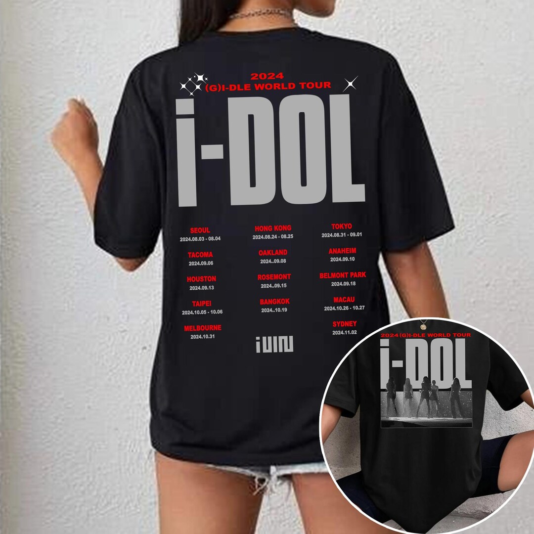 GIDLE I-dol World Tour T-shirt, GIDLE I Sway Album Shirt, (g)i-dle ...