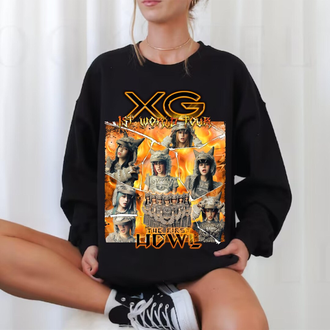 XG the First Howl World Tour Graphic T-shirt, XG Woke up Shirt ...