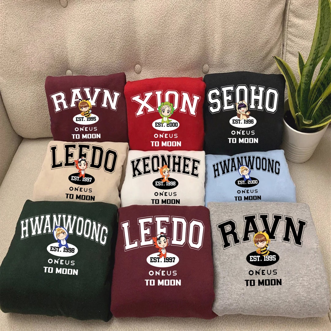 Cute Oneus Members Chibi Sweatshirt, ONEUS 'luna' Shirt, ONEUS Shirt ...