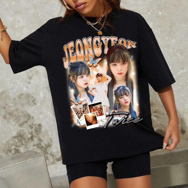 Kpop Graphic Tee Jeongyeon - Etsy
