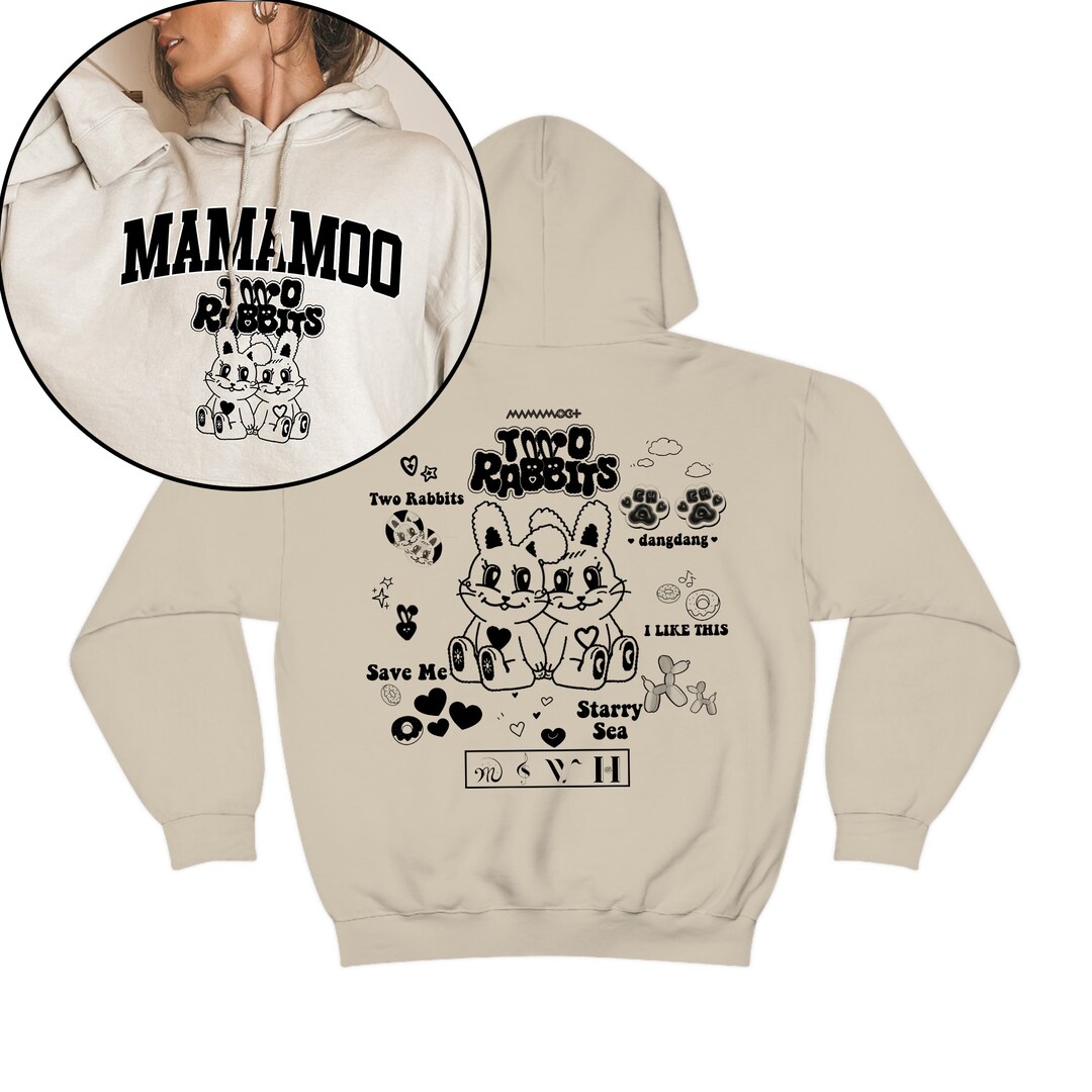 Mamamoo Two Rabbits Album Hoodie, Mamamoo Kpop Shirt, Kpop Tour Shirt ...