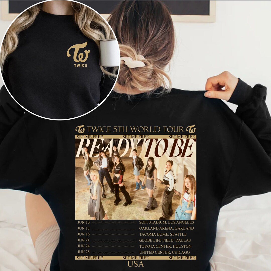 Twice Ready to Be Sweatshirt , Twice World Tour 2023 Shirt, Twice Kpop ...