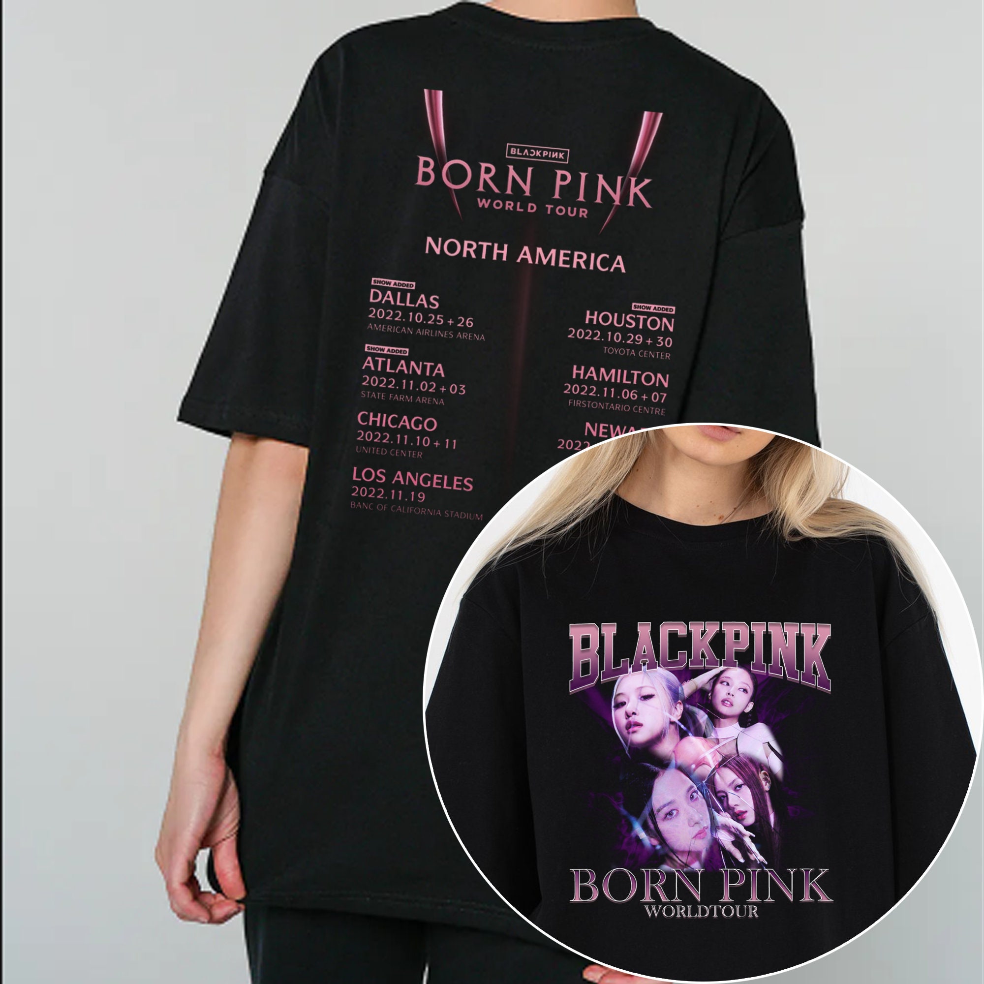 Black Pink Born Pink World Tour Shirt, Born Pink World Tour Shirt, Born ...