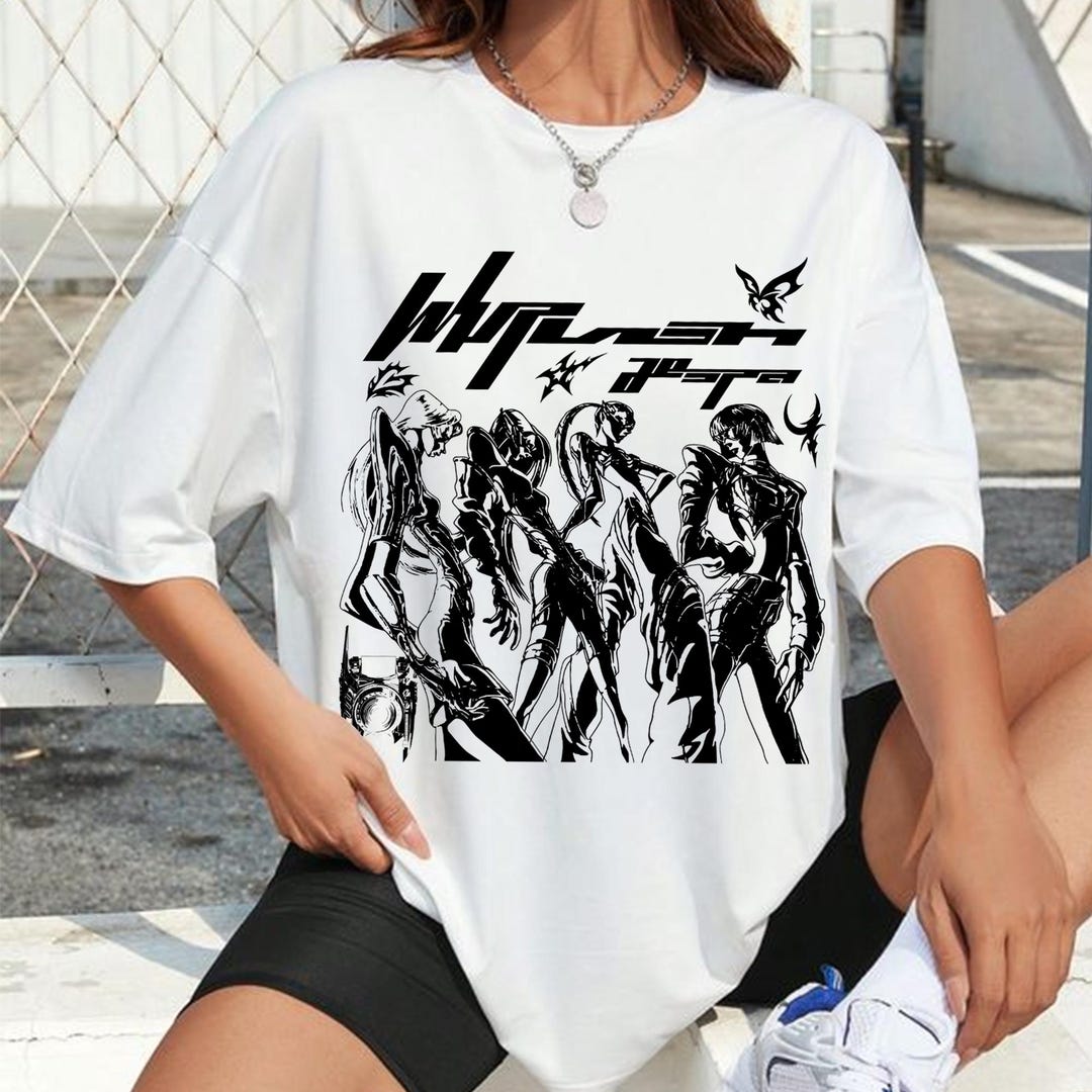 Aespa Whiplash Album Graphic T-shirt, Aespa Armageddon Album Shirt ...