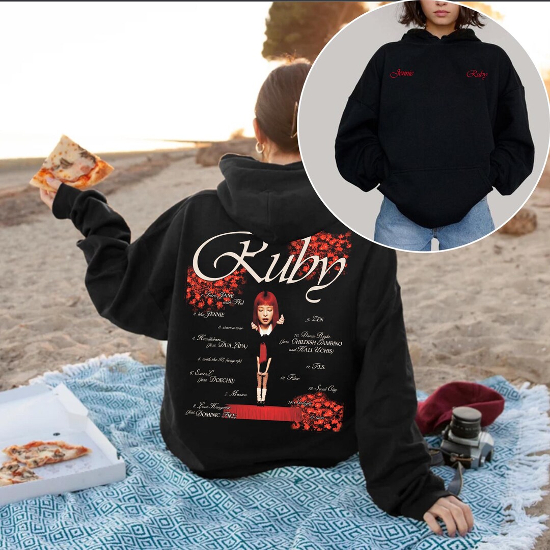 Jennie Ruby Tracklist Hoodie, 1st Album Shirt, Jennie Mantra Shirt ...
