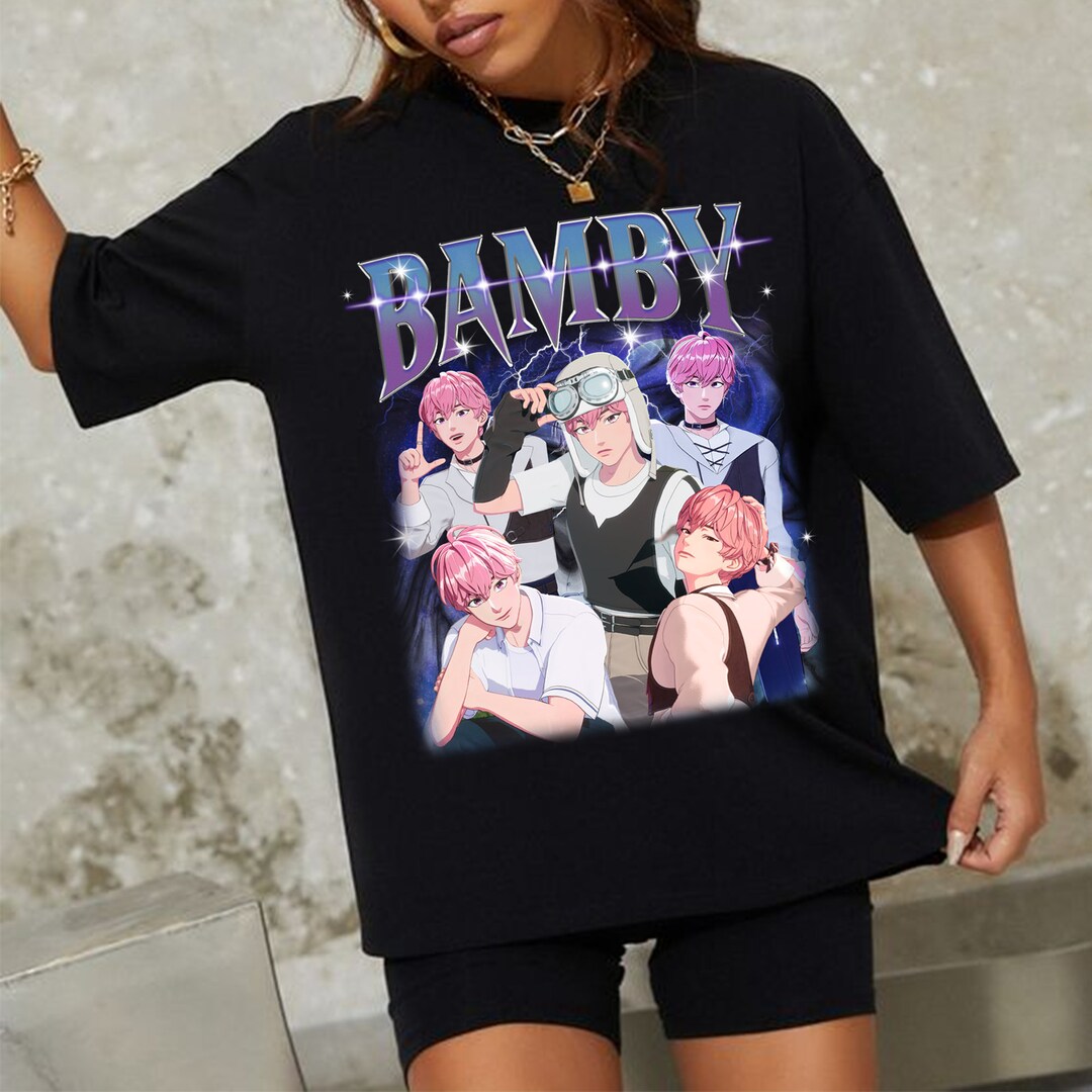 Retro Bamby Plave T-shirt, Plave 2nd Mini Album Asterum: 134-1 Shirt ...